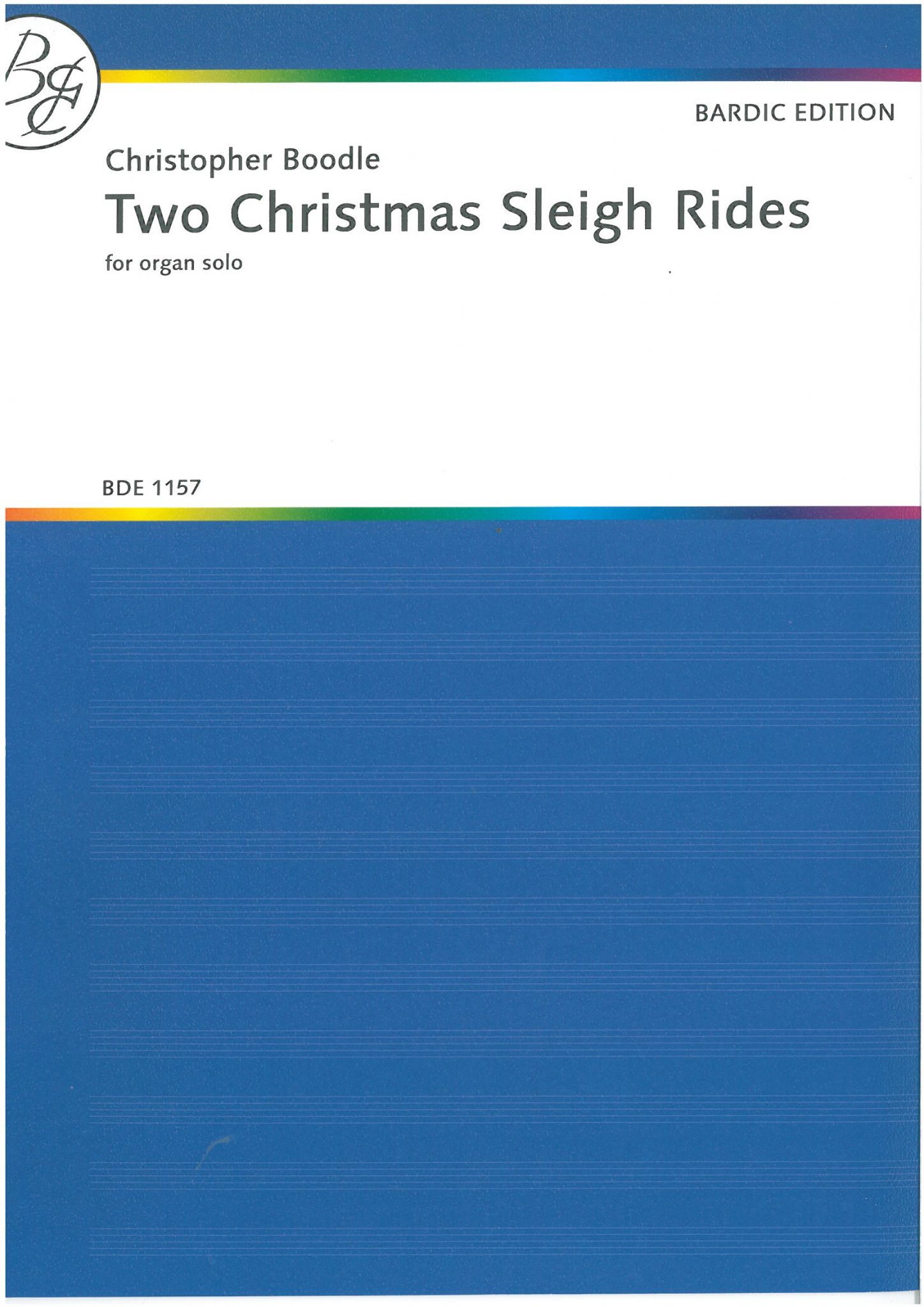Two Christmas Sleigh Rides - Sheet Organ Music