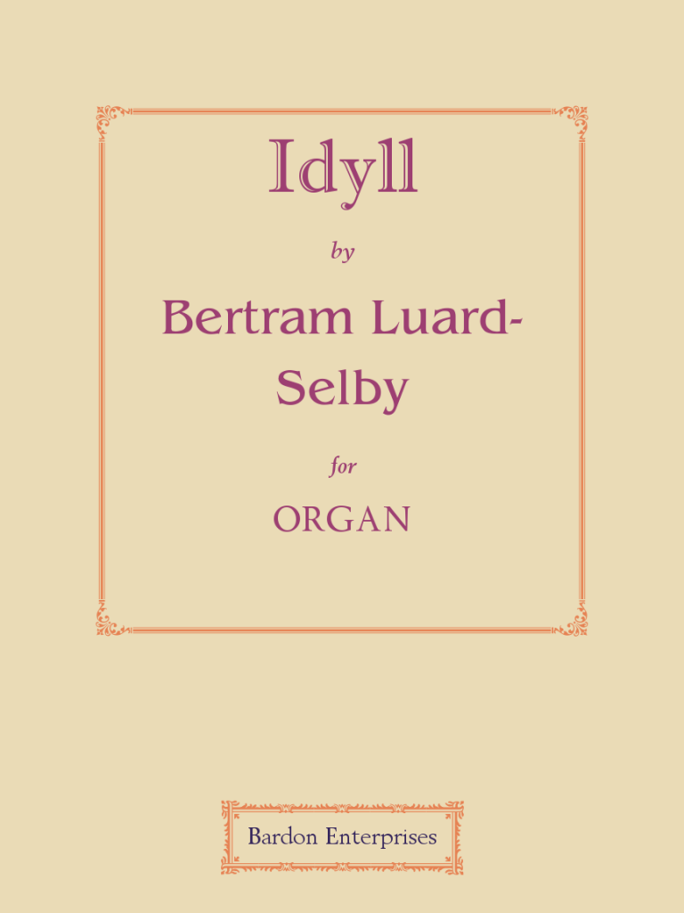 Idyll - Sheet Organ Music